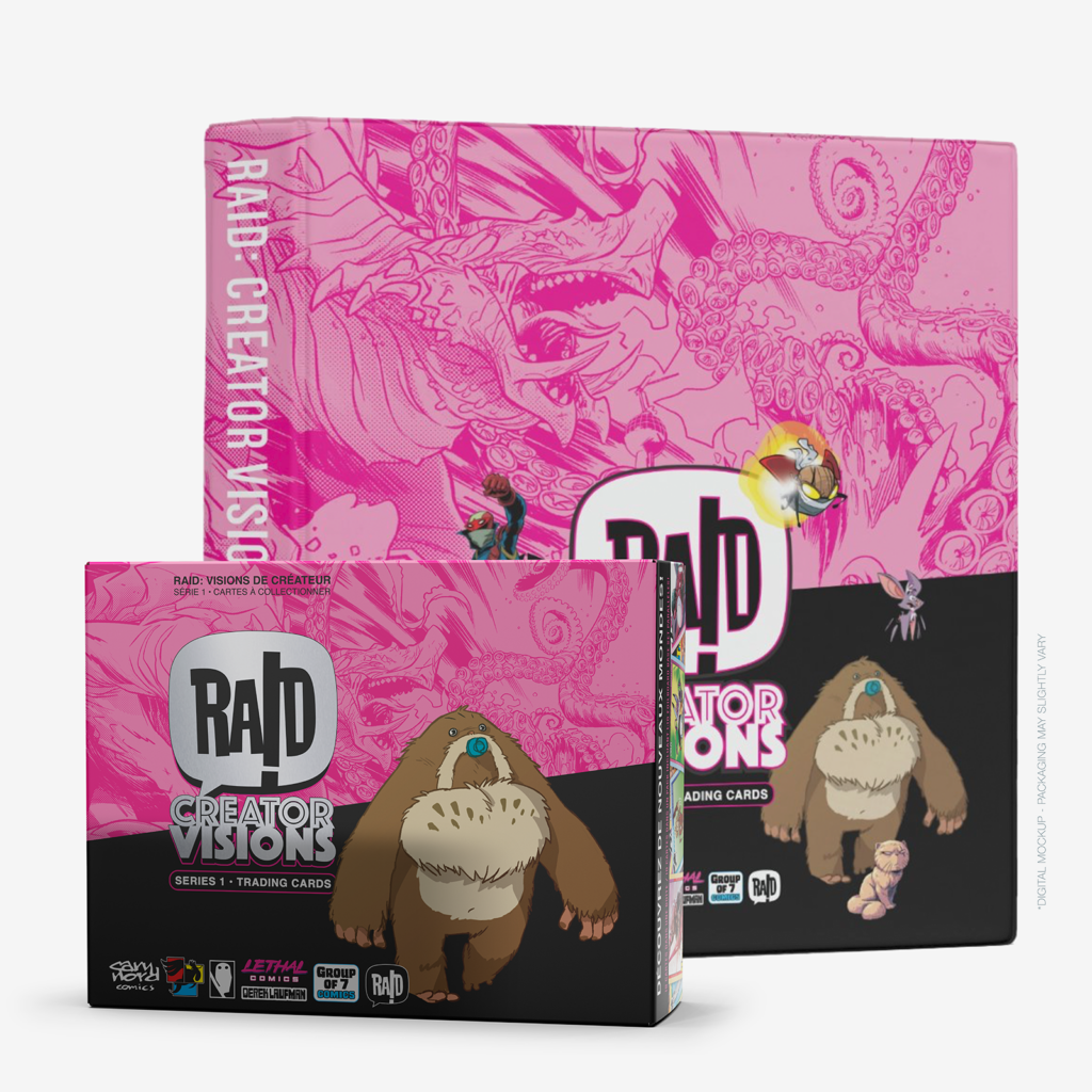 RAID CREATOR VISIONS HOBBY BOX + FREE COLLECTIBLE BINDER! – RAID PRESS